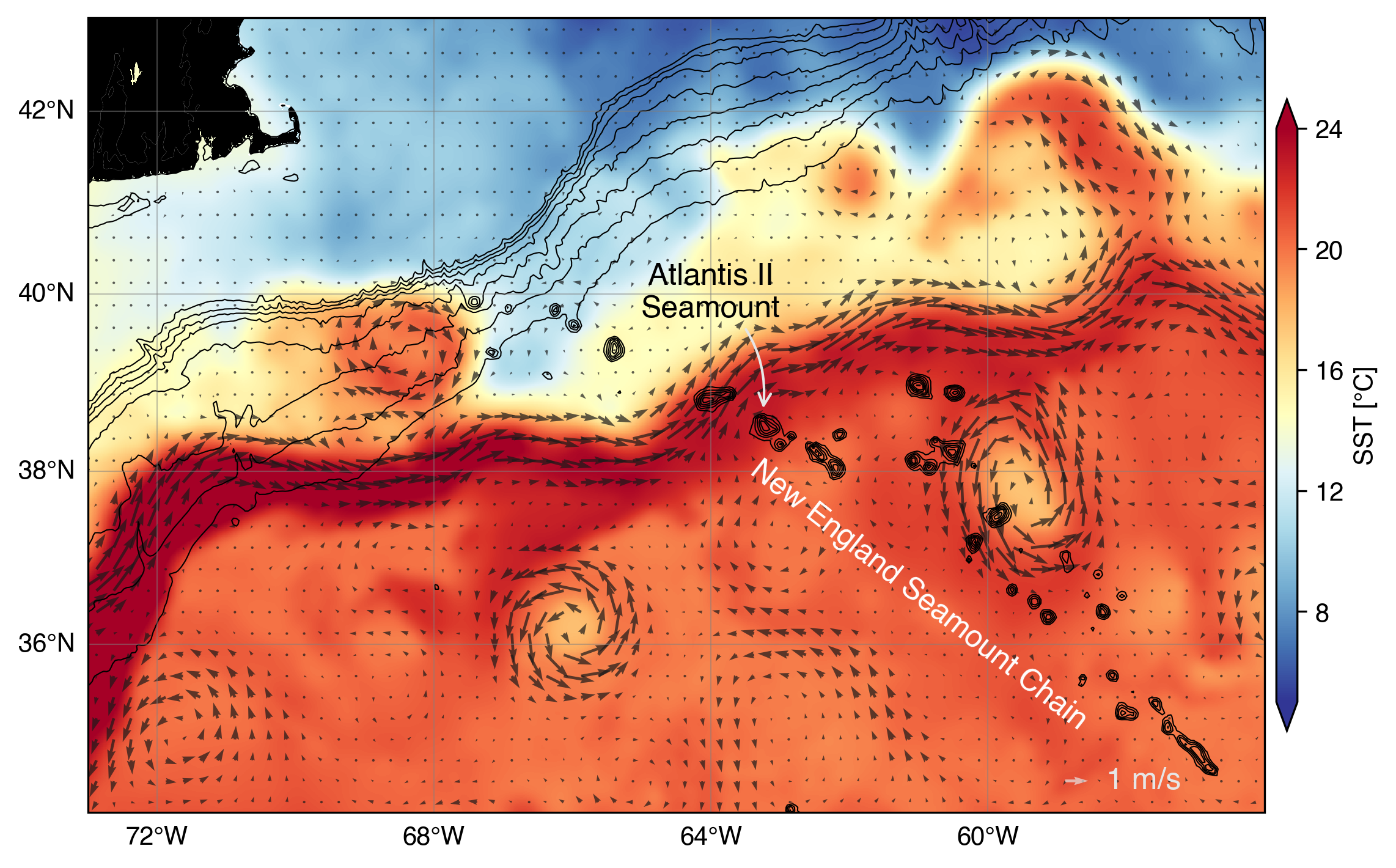 New England Seamount Chain - Gulf Stream Interactions | Gunnar Voet